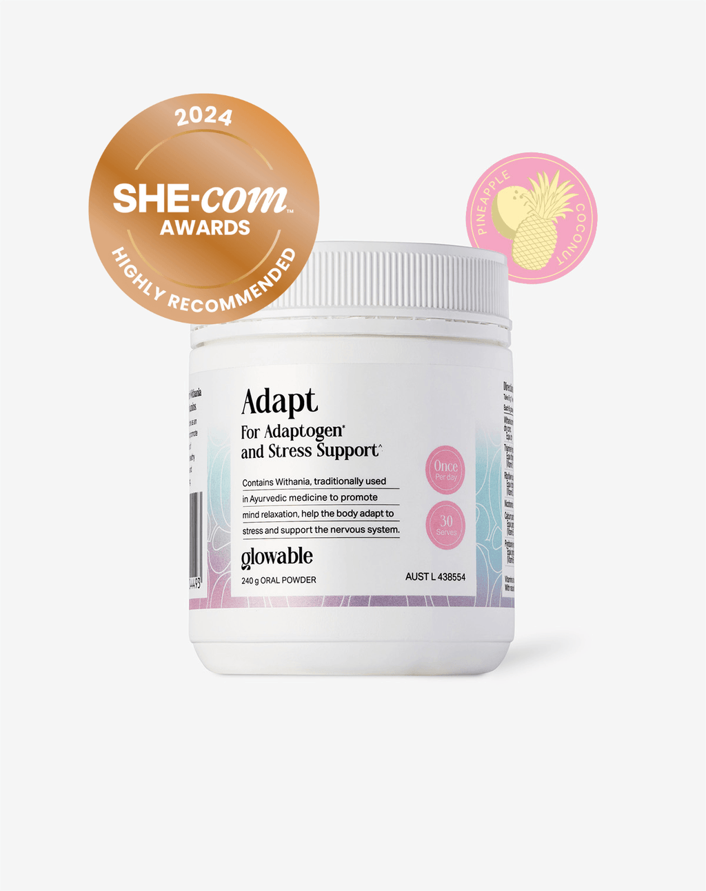 Adapt - Award Winning Vitamin Adaptogen Supplement For Stress & PMS ...